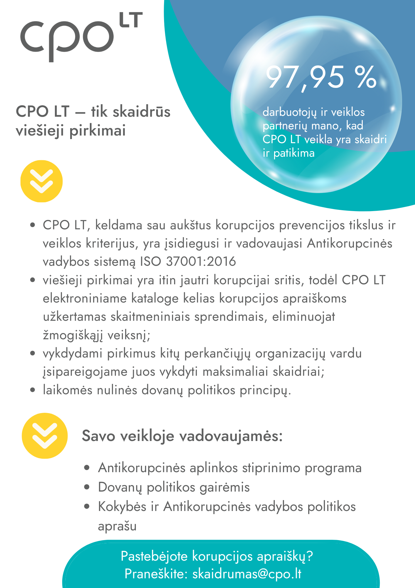 Partnerių pasitikėjimas CPO LT pasiekė rekordą – skaidrumas tampa ...