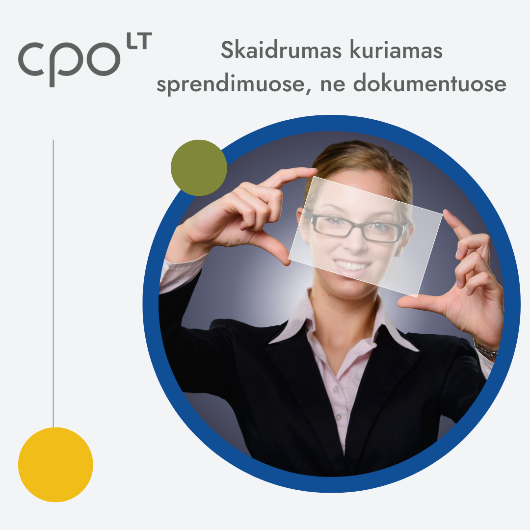 Skaidrumas be kompromisų: kaip CPO LT atnaujinta programa stiprina ...